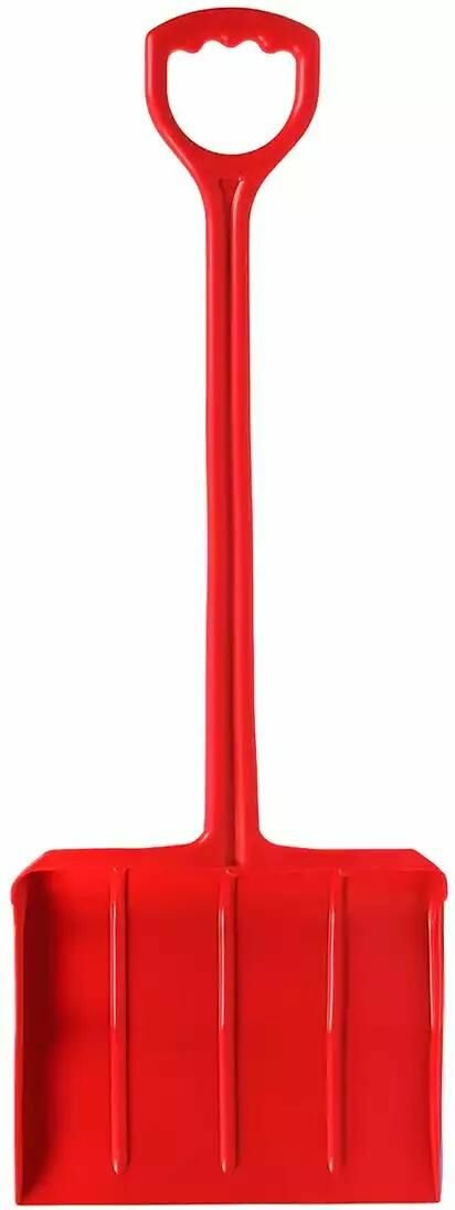 Лопатка Zebratoys Красная, 75 см, пластиковая, снегоуборочная