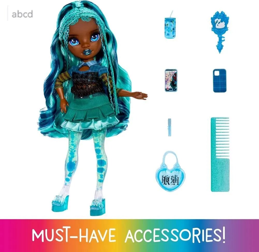 Rainbow High Sparkle & Shine Misty Doll 28cm Dark Green Doll with Accessories Коллекционная Кукла — фото 1