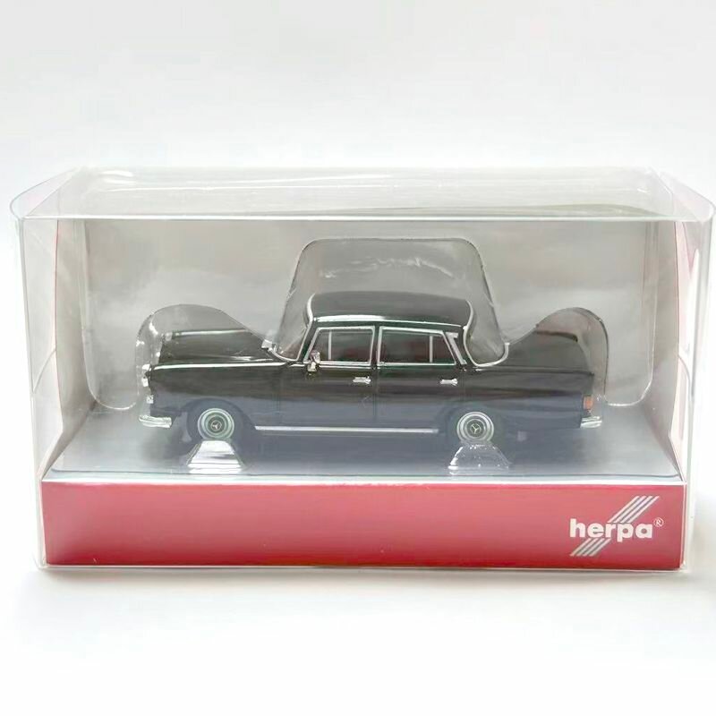 Herpa 1/87 Mercedes Classic Sports Police Sand Table Model Car Collectible Display Piece Примерно 4 см в длину
