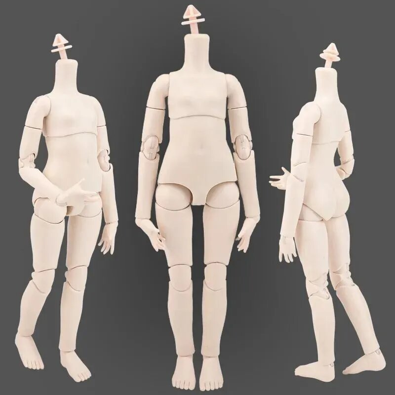 Высококачественное шарнирное тело куклы Белое кукольное тело для кукол 1/6