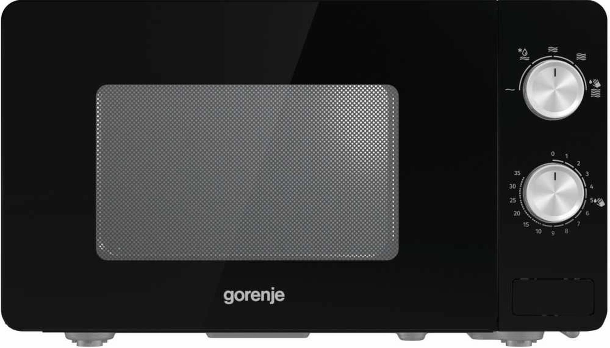 Микроволновая печь Gorenje MO20E1B, эмаль, 20 л, 800 Вт, черный