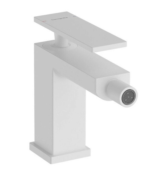 Смеситель Hansgrohe Tecturis E 73200700 для биде, с донным клапаном, белый матовый