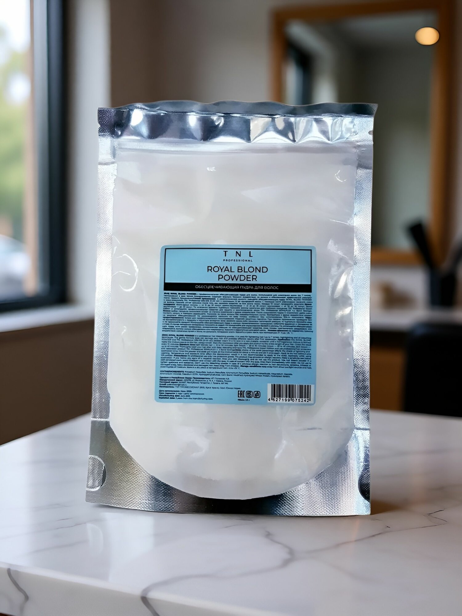 Пудра осветляющая TNL Royal Blond Powder, профессиональная, до 7 тонов, 100г