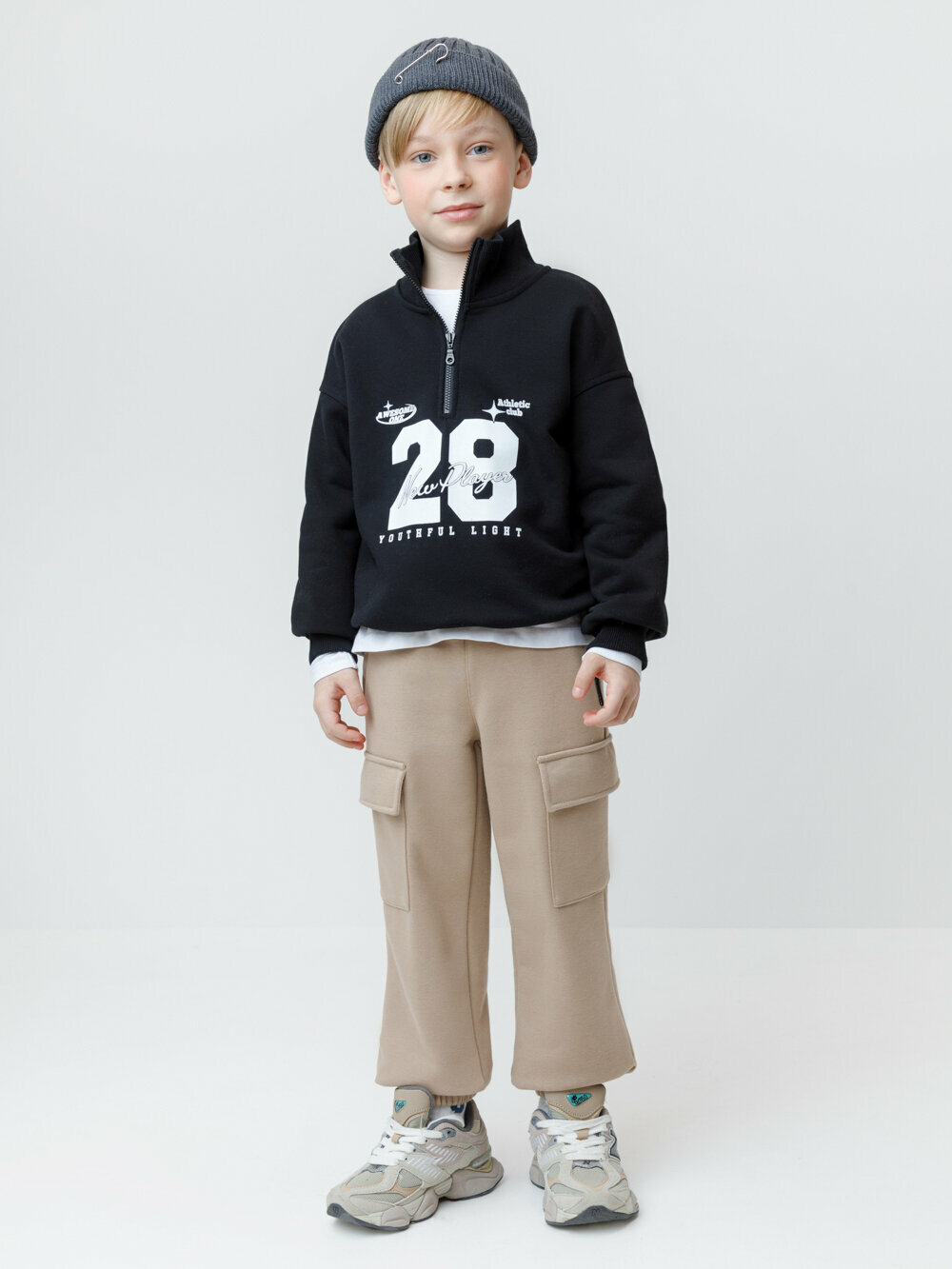 Брюки спортивные КР 400907/темно-бежевый 1304 к682