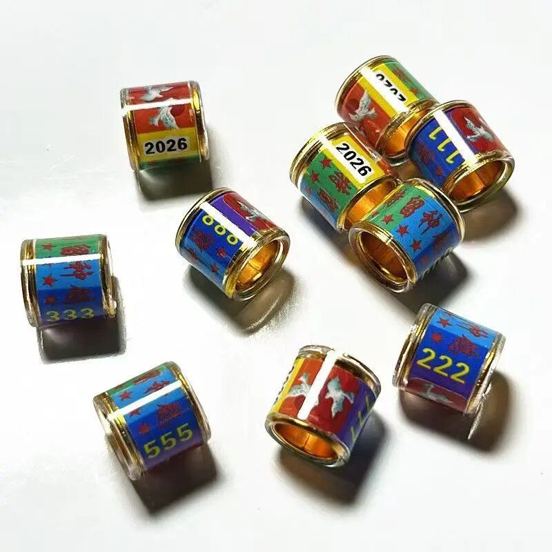 Голубые кольца для голубей Маркин