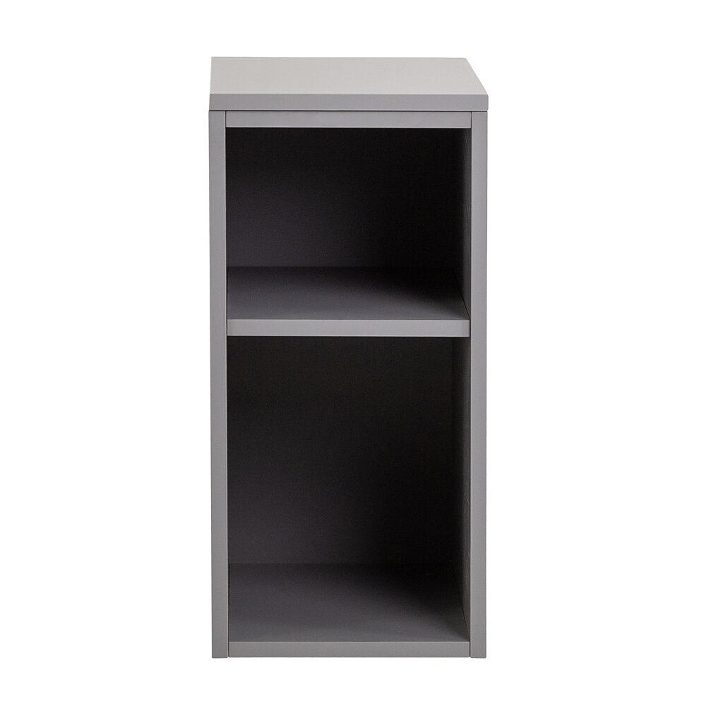 Шкаф подвесной с открытыми полками CEZARES URBAN 55166 Grigio opaco, Серый матовый (Grigio Opaco)