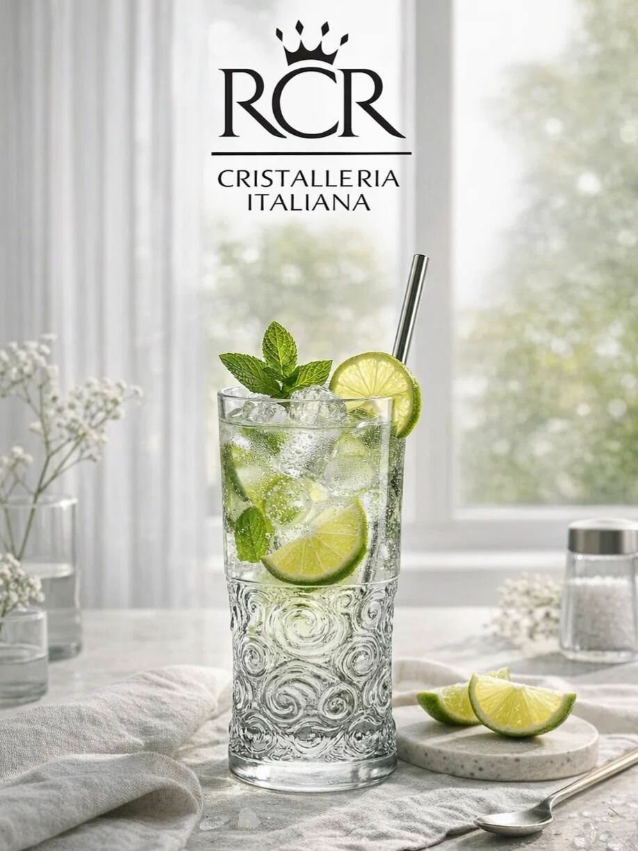 Набор стаканов высоких 2 штуки RCR Luxion Sound Soul 350 мл