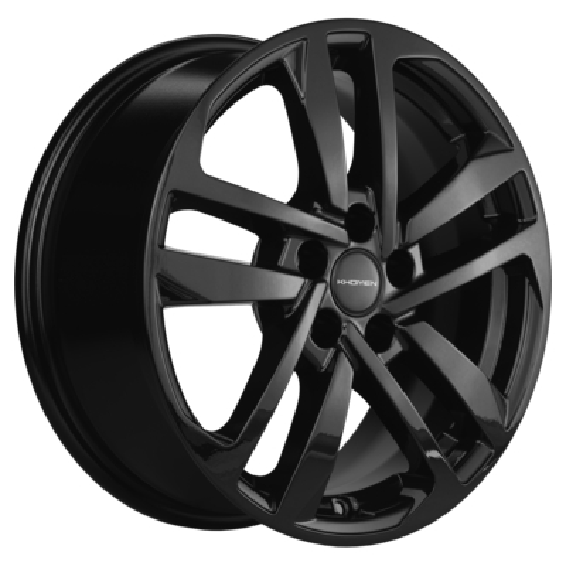 Диск колесный Khomen Wheels KHW1612 (Polo) 6,5x16 5x100 Dia57.1 ET39 цвет Black