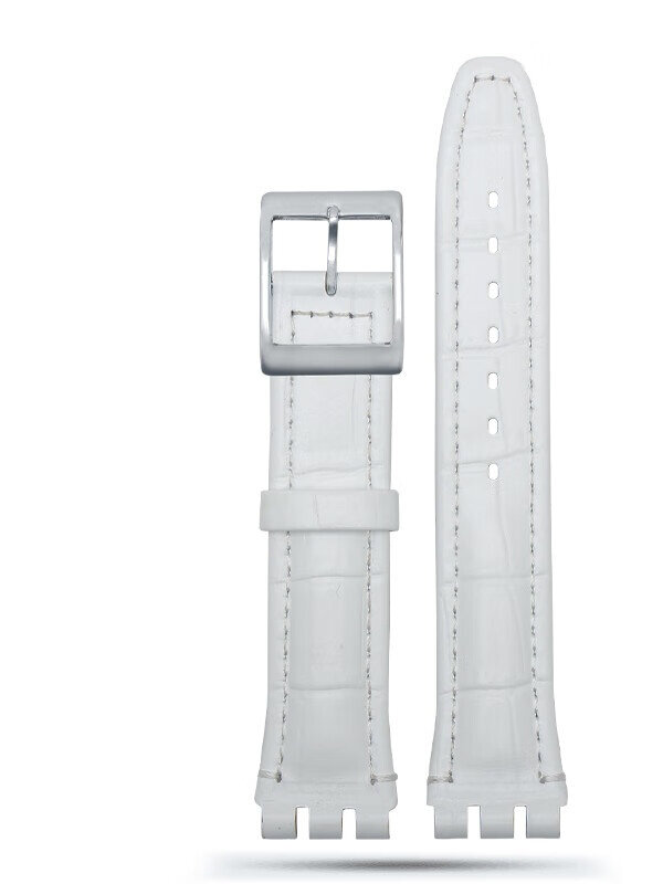 Подходит для ремешка Swatch Irony YGG металлический YGS749G кожаный ремешок для часов из телячьей кожи, мужской, 17-19 мм.
