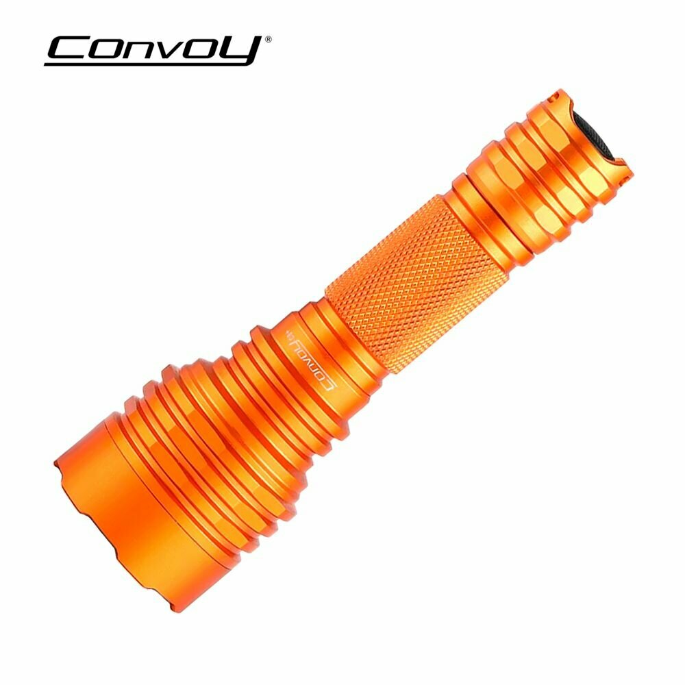 Фонарь Convoy C8+ SST40 2000-Люмен, 4 режима, 5000K, Оранжевый