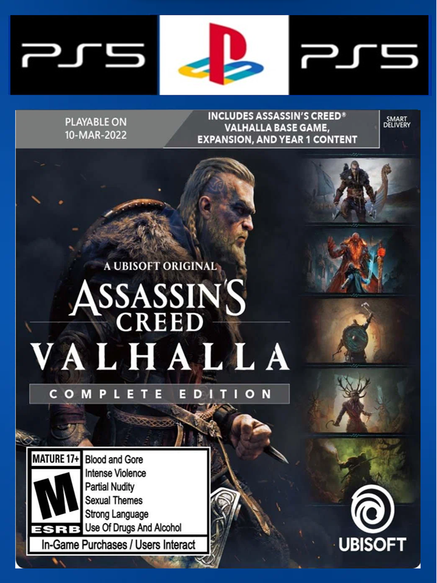 Игра Assassin's Creed Вальгалла Complete Edition для Playstation 5, Русская озвучка, Цифровая версия