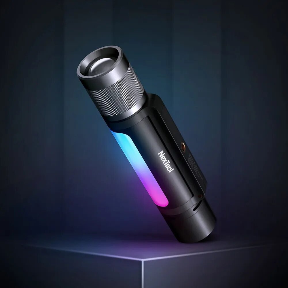 Фонарь ручной NexTool Outdoor 12 in 1 Thunder Music Flashlight (NE20161) Многофункциональный LED — фото 1