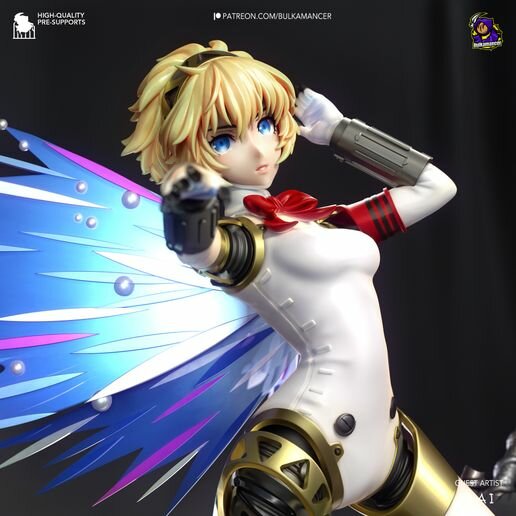 Сборная модель Aigis (Persona), 218мм, 1/8 для покраски