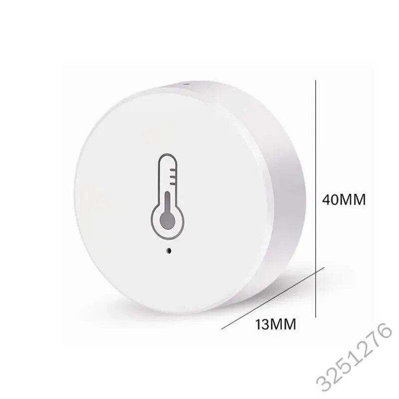 Комплект из 4 датчиков умного дома Zigbee Tuya для измерения температуры и влажности, для работы с Алисой — фото 1