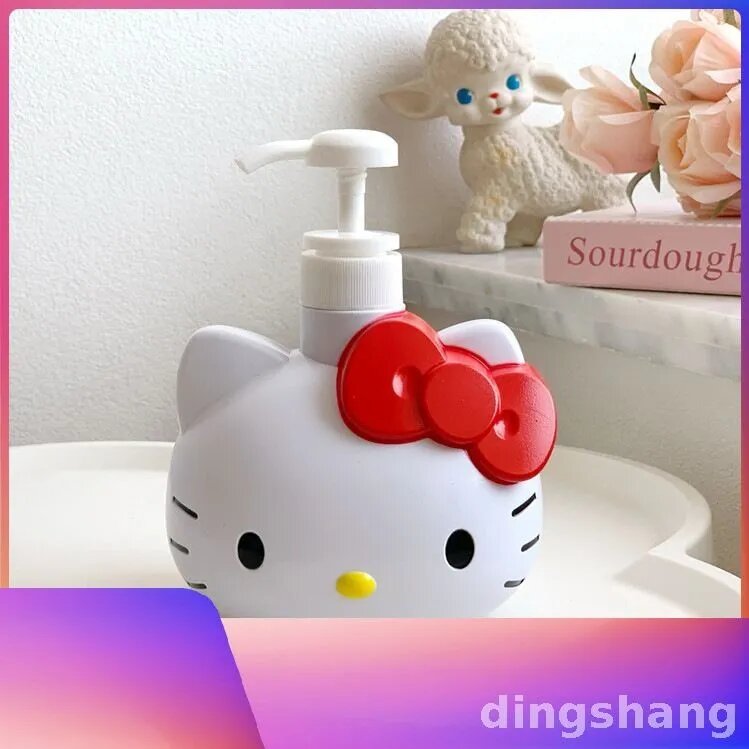 Дозатор для жидкого мыла Hello Kitty механический 850 мл, керамика