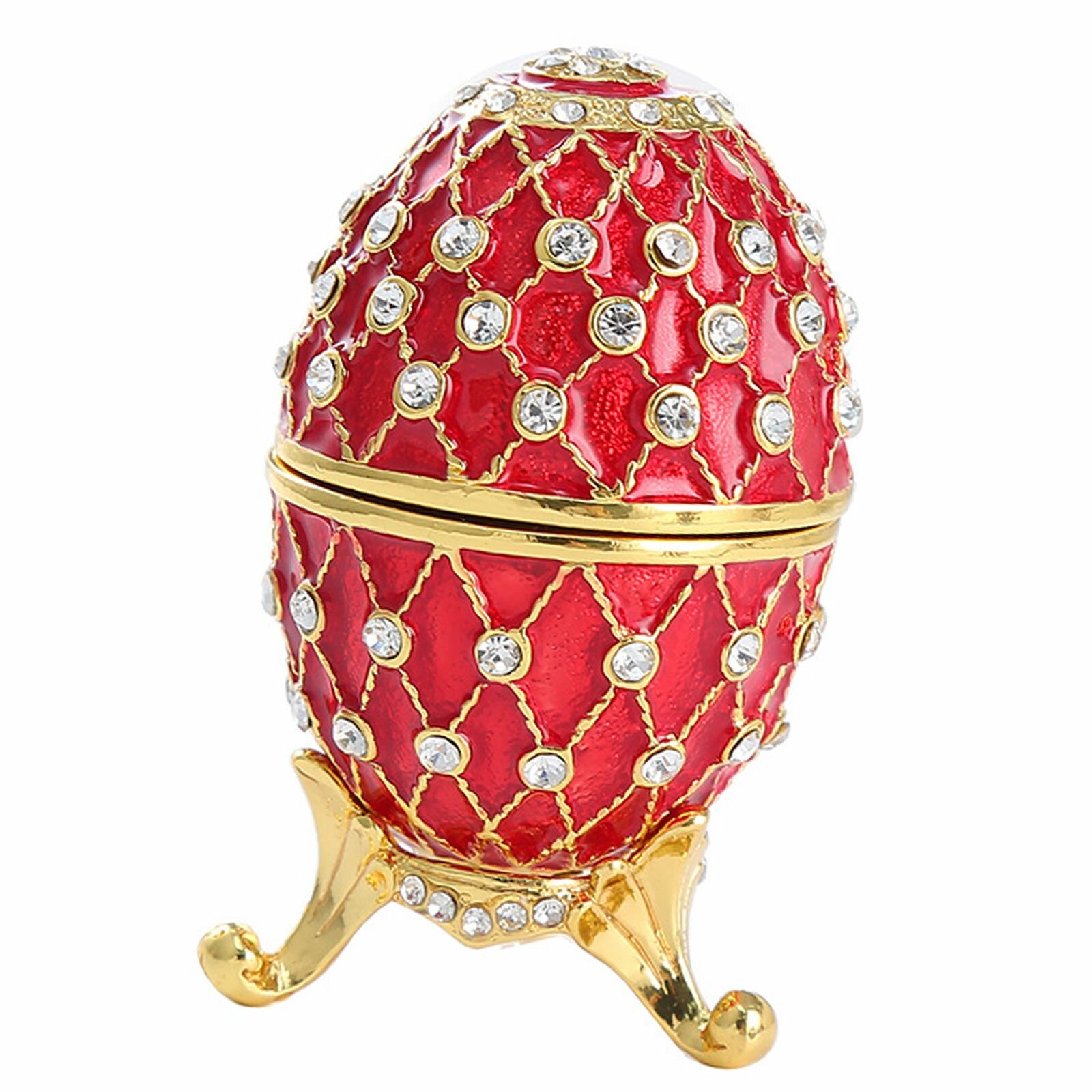 Декоративные пасхальные яйца ручной работы стильные украшения с хрустальными аксессуарами