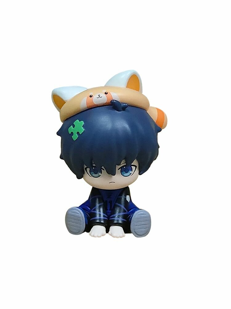 Фигурка Синяя Тюрьма: Блю Лок Ёити Исаги/ Blue Lock Yoichi Isagi Q version figure Подарок для фаната (8см)