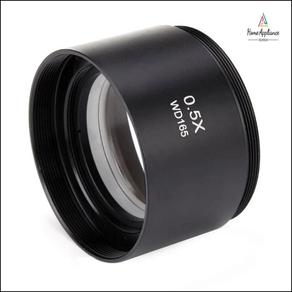Линза 0.5x (WD165) Kaisi для микроскопа, увеличивает рабочее расстояние и поле зрения, для пайки и ремонта электроники. — фото 1