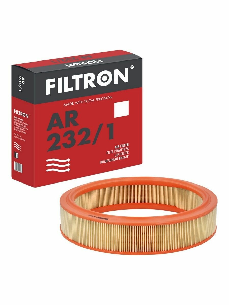 Фильтр воздушный для а/м FIAT Punto, Doblo / Фиат Пунто, Добло, FILTRON AR2321