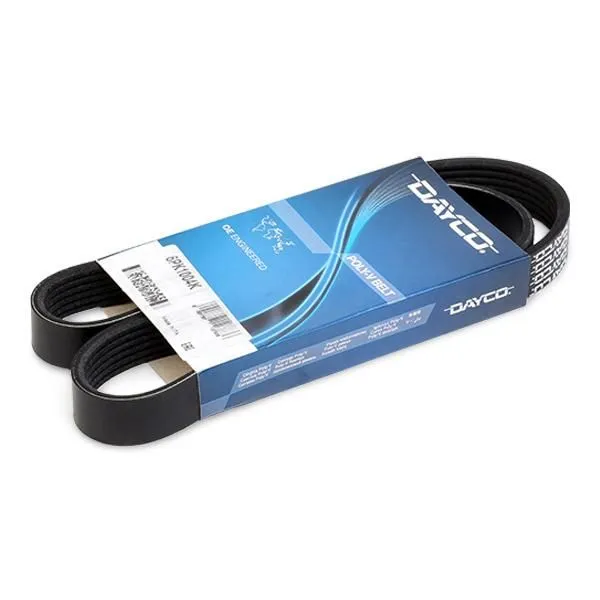 Ремень поликлиновый, для широкого модельного ряда автомобилей. Dayco 6PK2225. Ремень ручейковый 6pk2225
