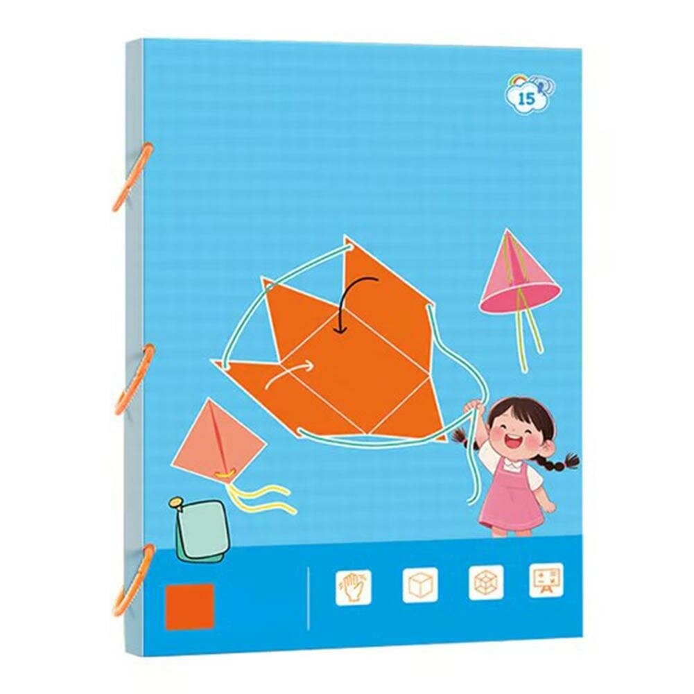 Интерактивная математическая игрушка BaYuYPOO с веревочкой для затягивания – 3D-конструктор с 9-15 фигурами для вычисления объема и площади, развивающий пространственное мышление, для детей 7-12 лет.