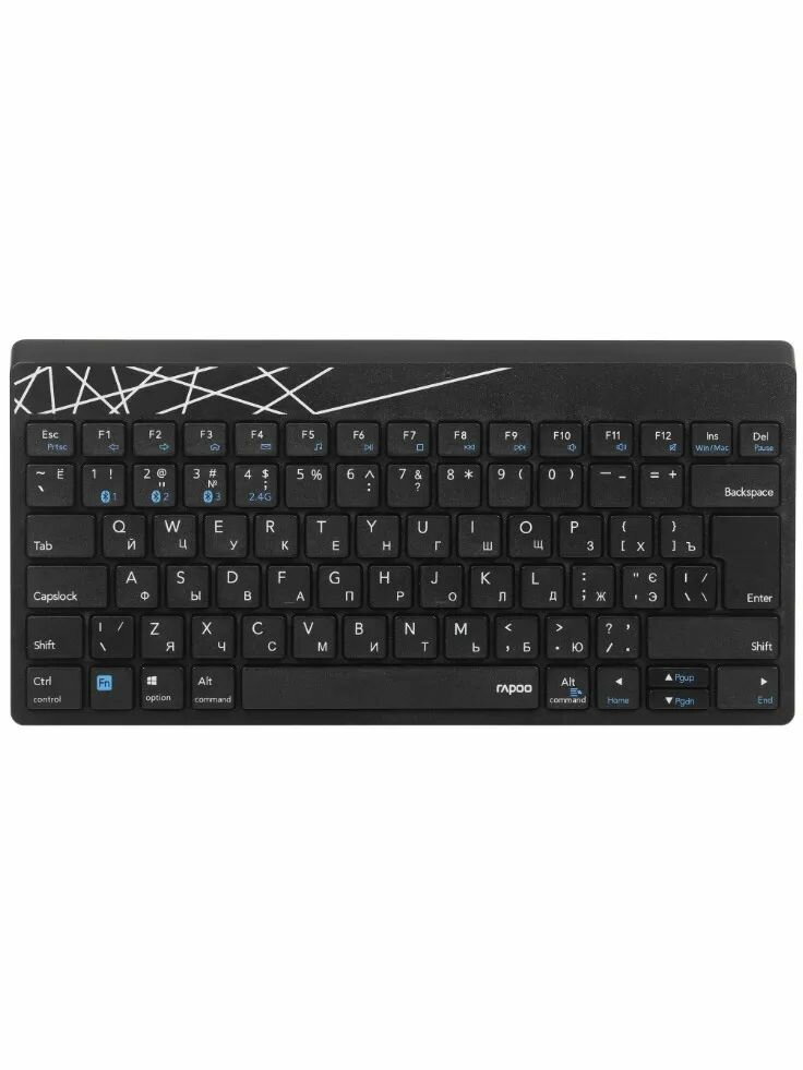 Клавиатура Wireless Rapoo K8000M-BL RAPOO Клавиатура беспроводная , цвет - черный
