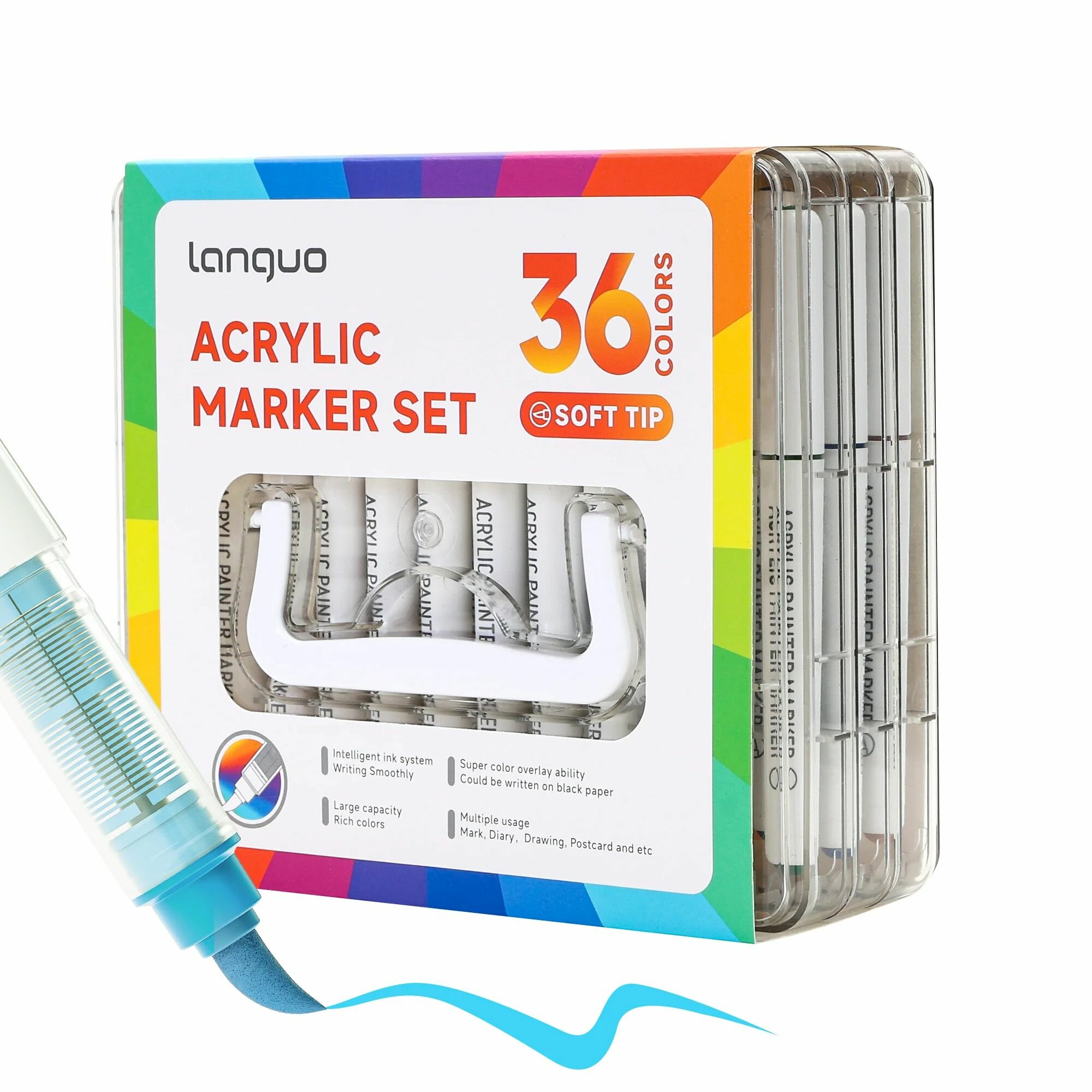 Акриловые маркеры 36 шт.