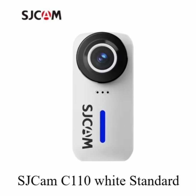 Спортивная камера SJCAM C110 white Standard, 4K 30FPS Action/Sports Camera WiFi , с коррекцией искажений, водонепроницаемость IP65, Видеоблог камеры регистратора вождения мотоцикла