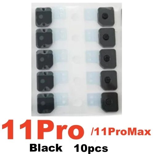 10 шт. сетка для микрофона задней камеры для iPhone 12 Pro Max 13 11 14 Plus, 10x 11P 11PM Black