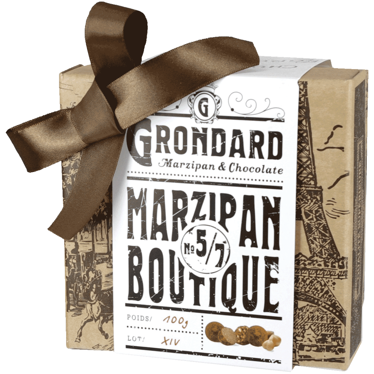 Конфеты Grondard Marzipan Boutique Рецептура № 5 и № 7 ассорти неглазированные 100 г