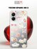 Чехол на Tecno Spark Go 3 / Текно Спарк Го 3 с принтом Коллаж для девочки