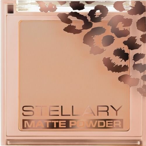 Stellary Матирующая пудра для лица 01 Светло-бежевый Pressed powder компактная, шелковистая текстура, 7 г