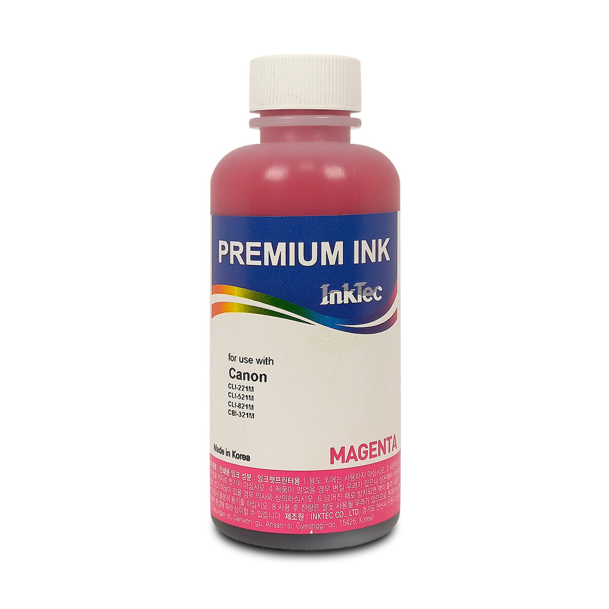 Чернила InkTec (C9021-100MM) для Canon (CLI-521M) 100 мл (Magenta)