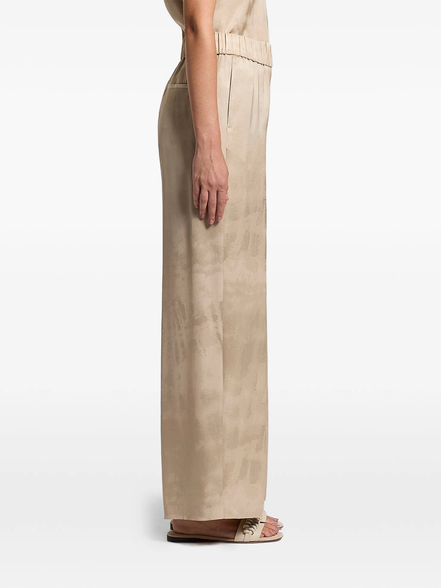 Брюки Fluid jacquard trousers
