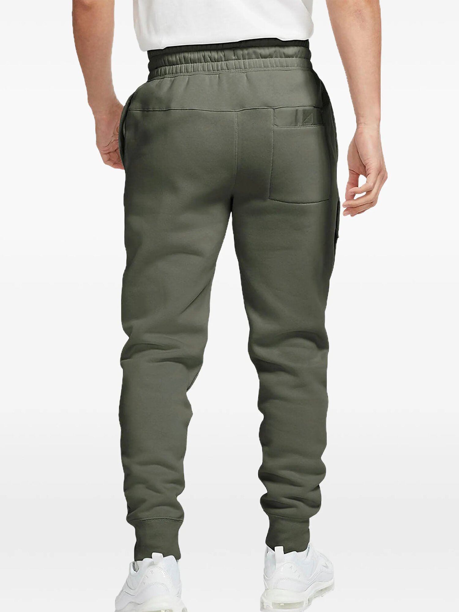 Брюки NIKE Tech fleece joggers, размер 2XL, зеленый, — фото 1