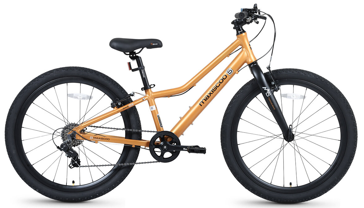 Подростковый велосипед Maxiscoo 5Bike 24' Girl (2026) 24 Оранжевый (130-150 см)
