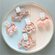 Розовые детские резинки для волос 10Pcs-G1