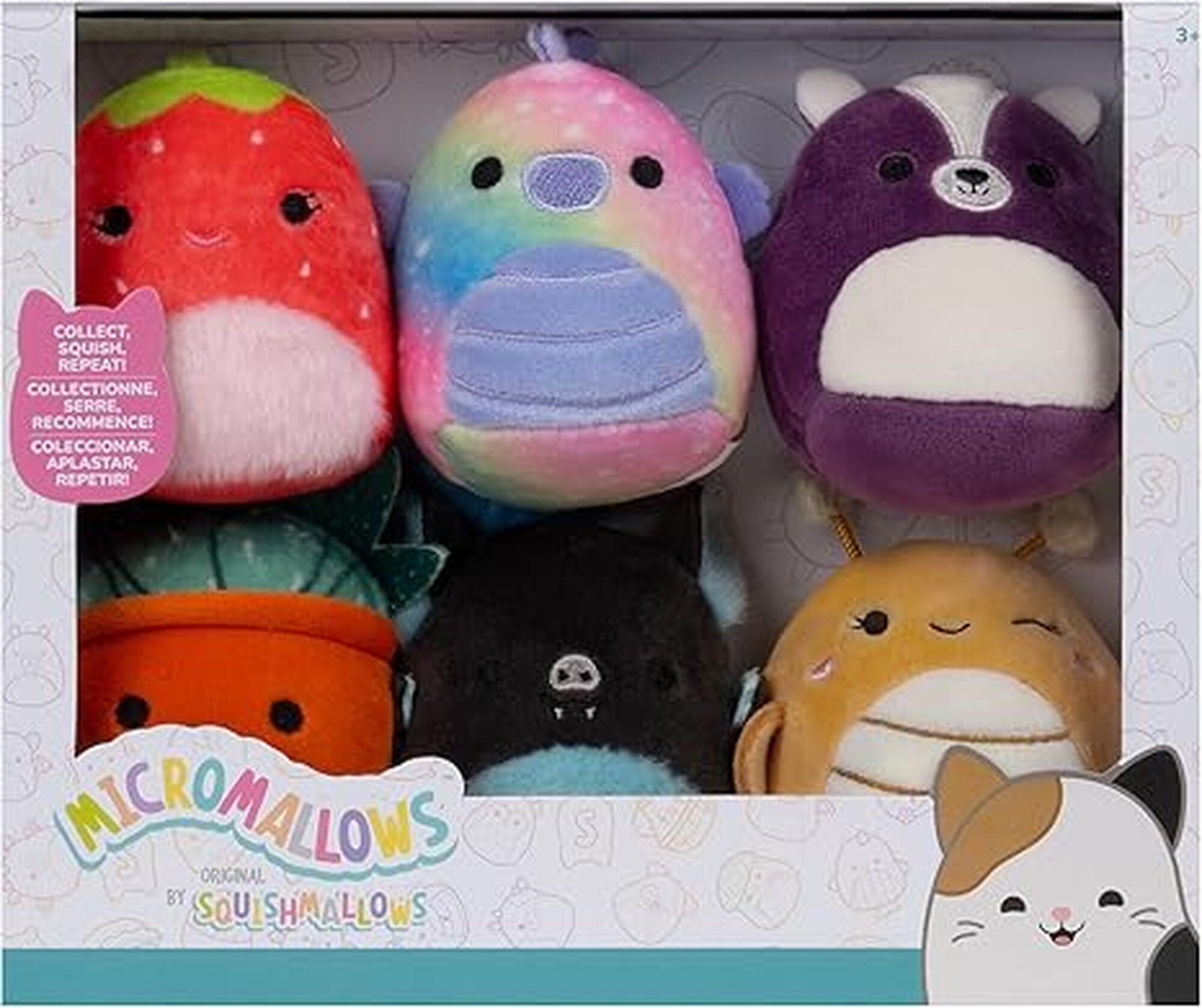 Мягкие игрушки SQUISHMALLOW - Набор из 6 мини - игрушек - SQMM0070