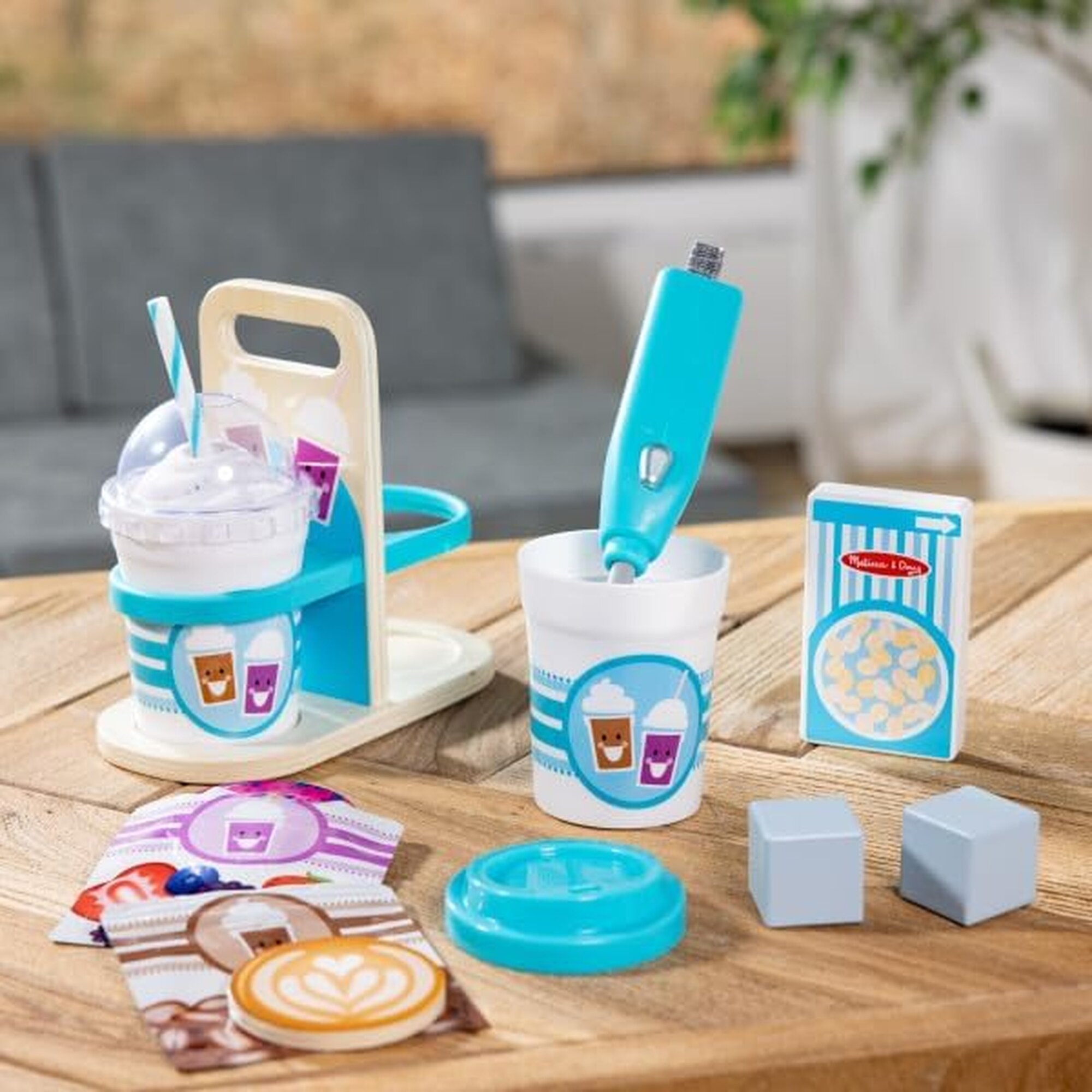 Сюжетно-ролевой набор Melissa & Doug - Игровой деревянный набор "Горячие и холодные напитки",16 эл. - 50712