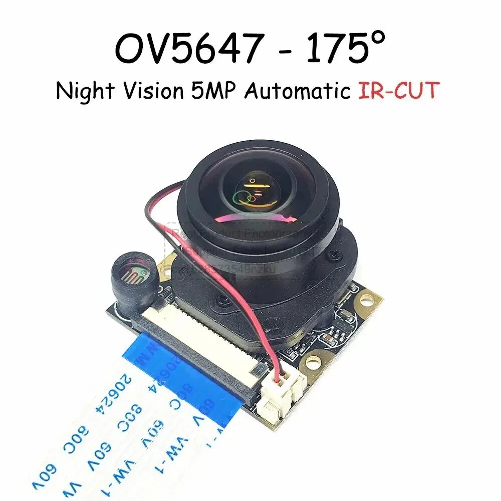 Камера OV5647 5MP 175° с IR-CUT