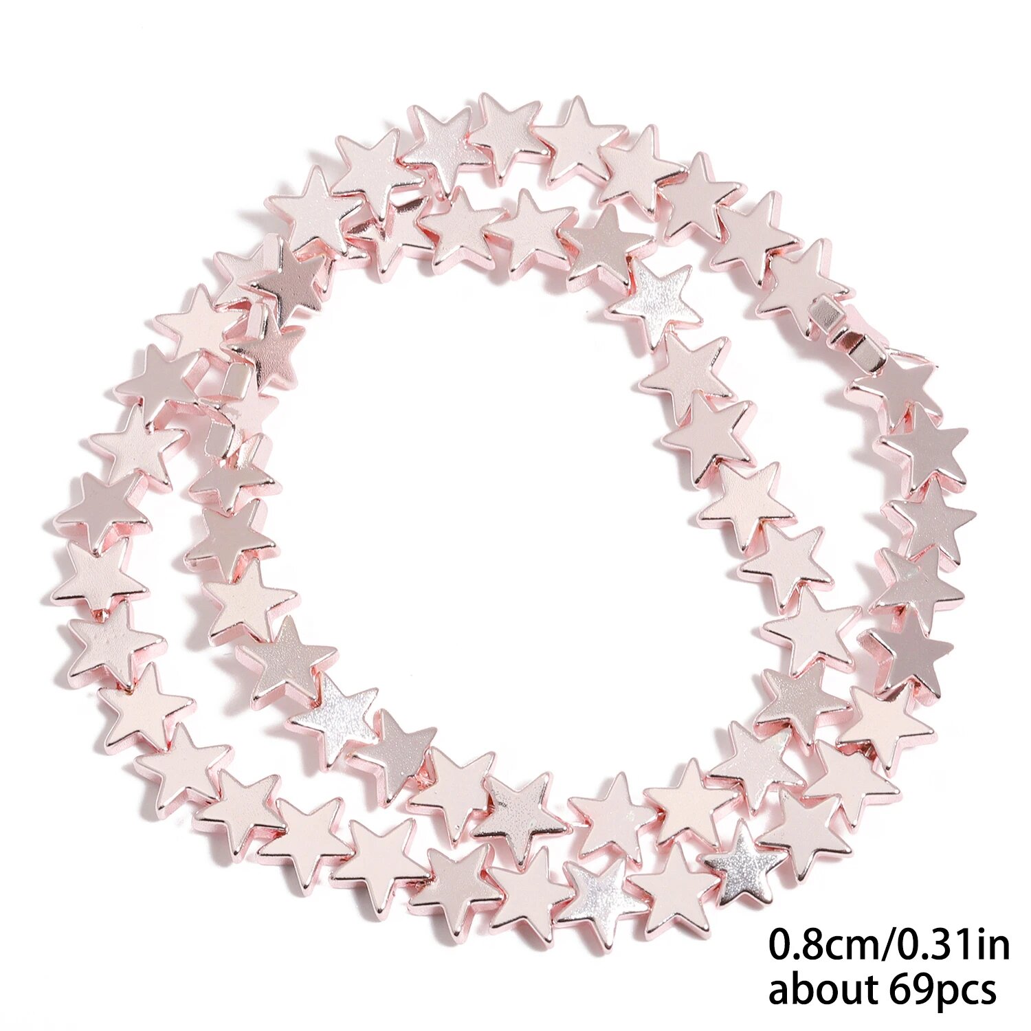 Натуральный камень, розовый гематит, 24 типа, граненые сердца, звезда, кубическая трубка, свободные разделительные бусины, Аксессуары для браслета