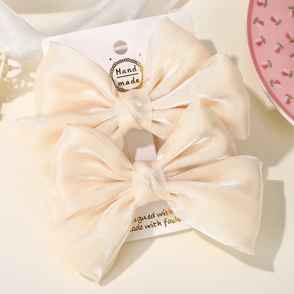 Детские банты BABY BOWS, 2 шт. Белый, FJ4708-2A-20