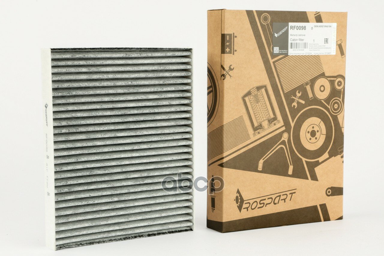 Фильтр салона FORD EXPLORER III, IV, V, TAURUS ROSPART арт. RF0098