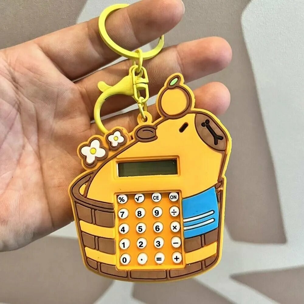 Маленький Калькулятор ФугуКреативные милые мультяшные студенческие канцелярские принадлежности для офиса