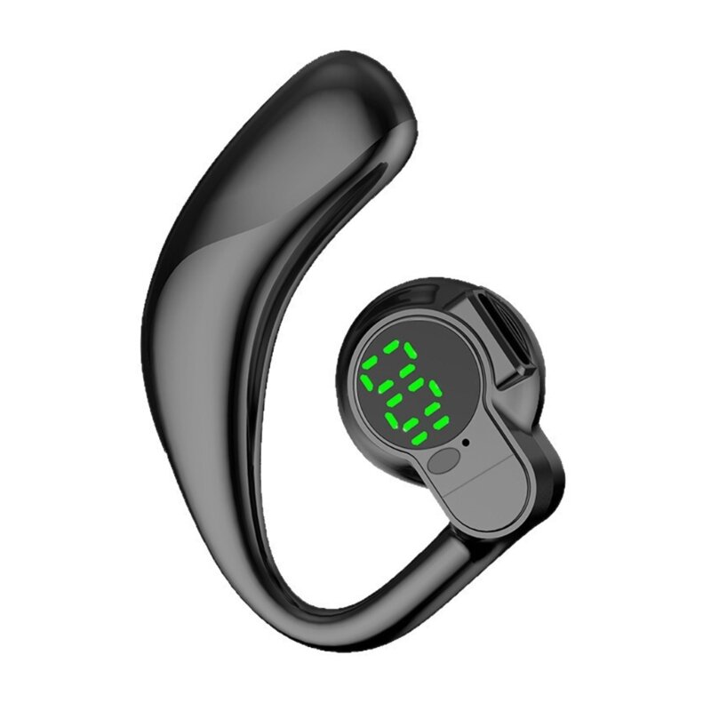 Гибкая Bluetooth-гарнитура с одним Ухом и Регулируемым Ушным крючком Для вождения, Поездок на работу и использования в офисе