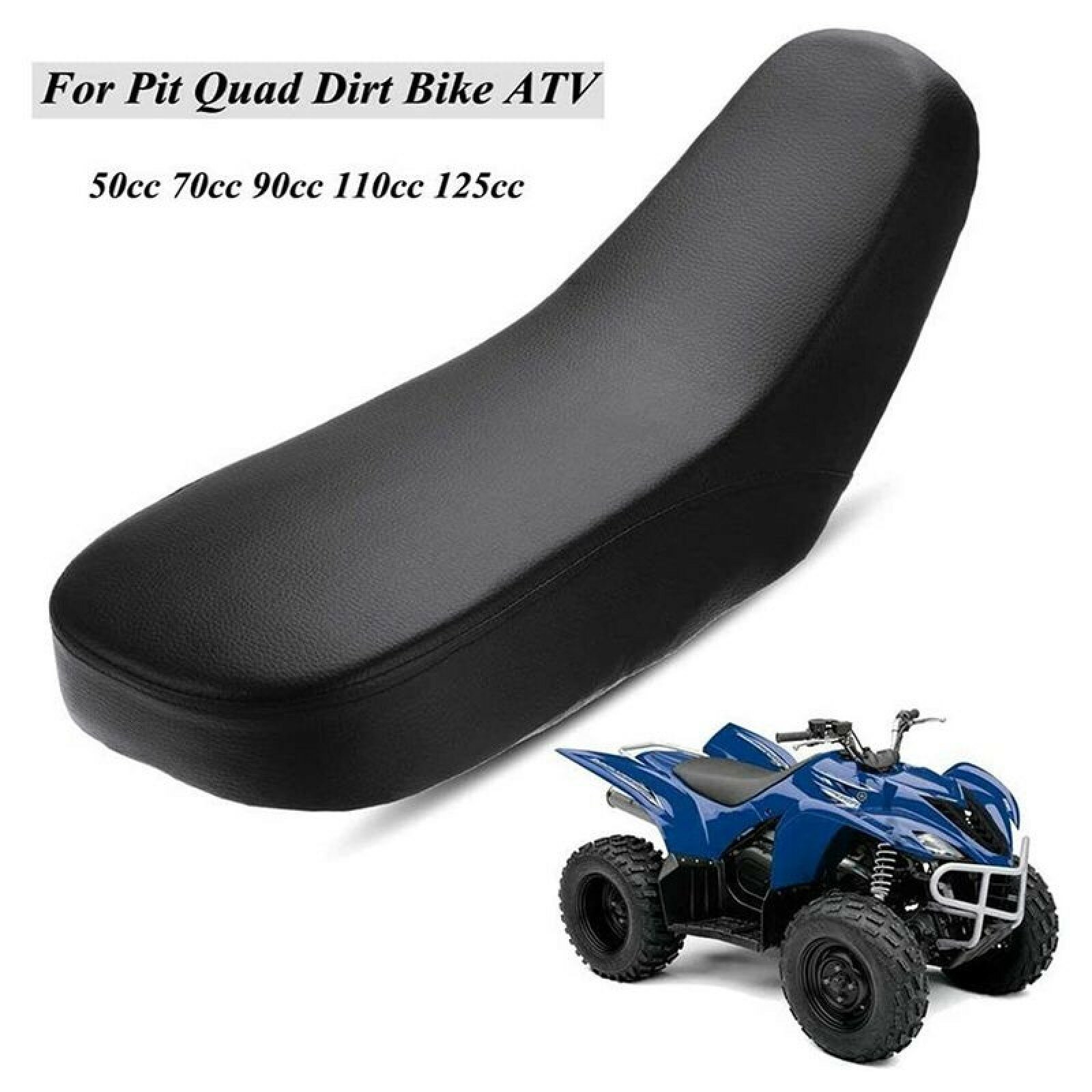 Пенопластовое сиденье MyPads для квадроциклов 50Cc 70Cc 90Cc 110Cc черное эргономичное