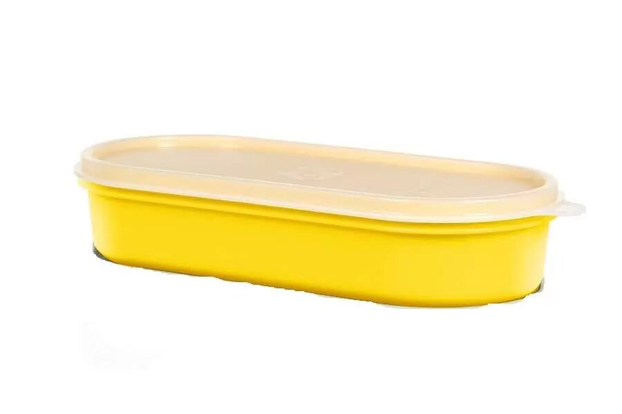 Контейнеры "Эллипс" 500мл желтый Tupperware для обеда на работу, в школу или в дорогу