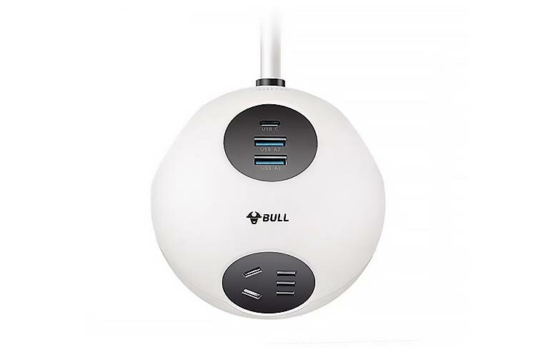 USB блок розеток унисекс BULL 5911104, быстрая зарядка, беспроводной