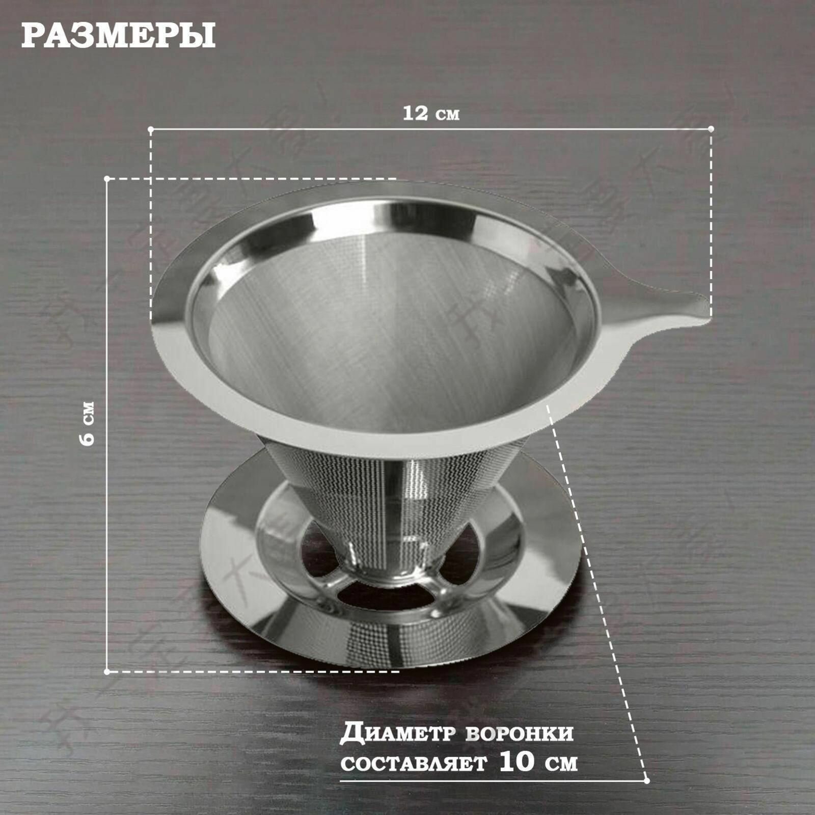 Воронка для заваривания кофе, 60 мл, 1 шт для кофе