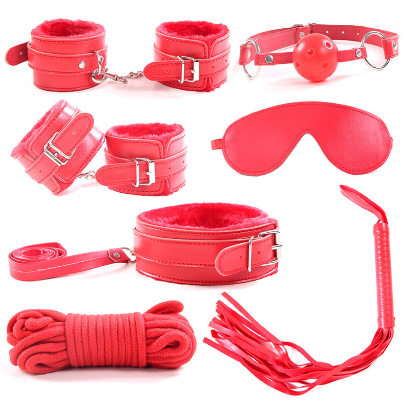 Набор секс-игрушек SM Bondage из 7 предметов, набор для тренировок для пар, альтернативная игрушка для кровати для взрослых,